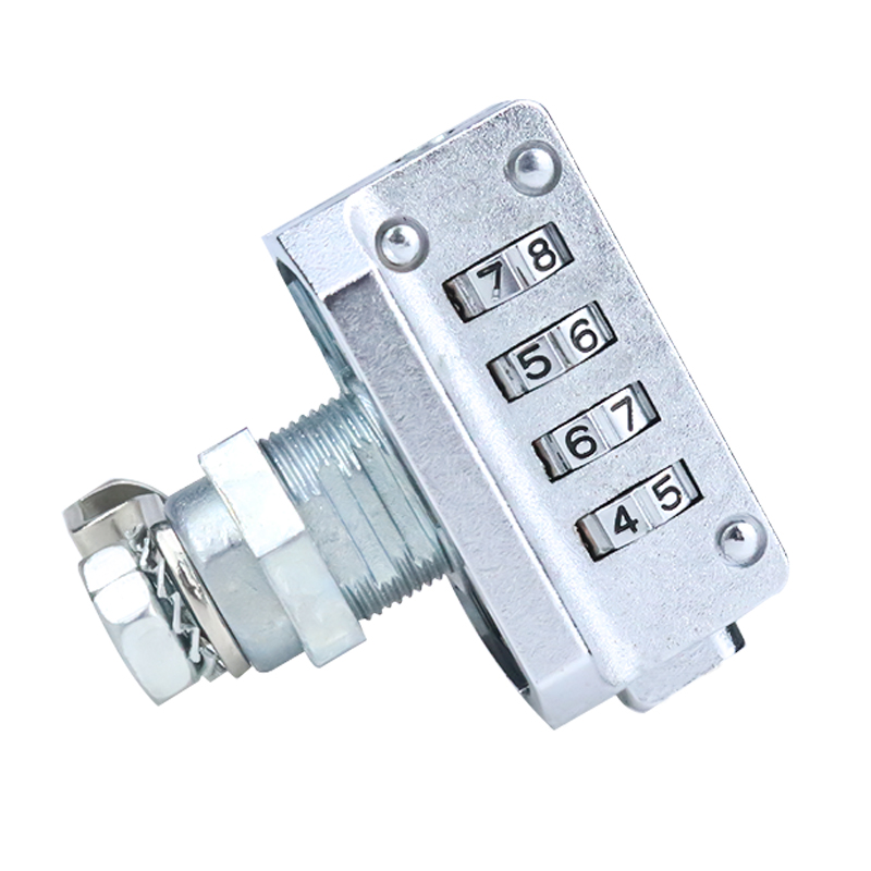 XMM-5010 Heavy duty zinc alloy 4 dials cabinet lock silver combination ...